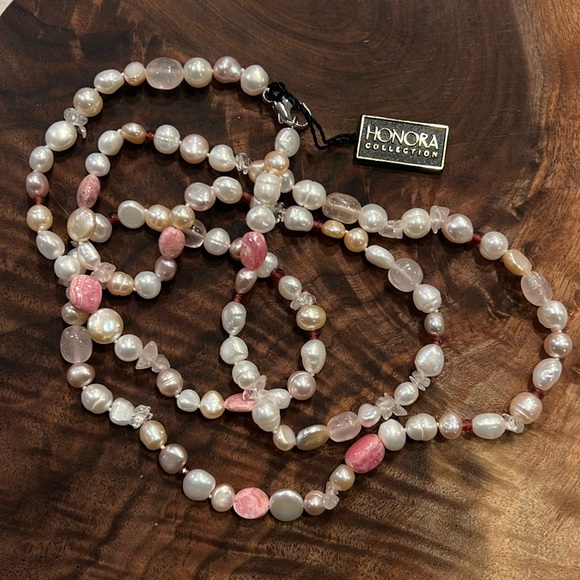 Honora | Jewelry | Honora Collection Fresh Water Pearl 4 Necklace Pale ...